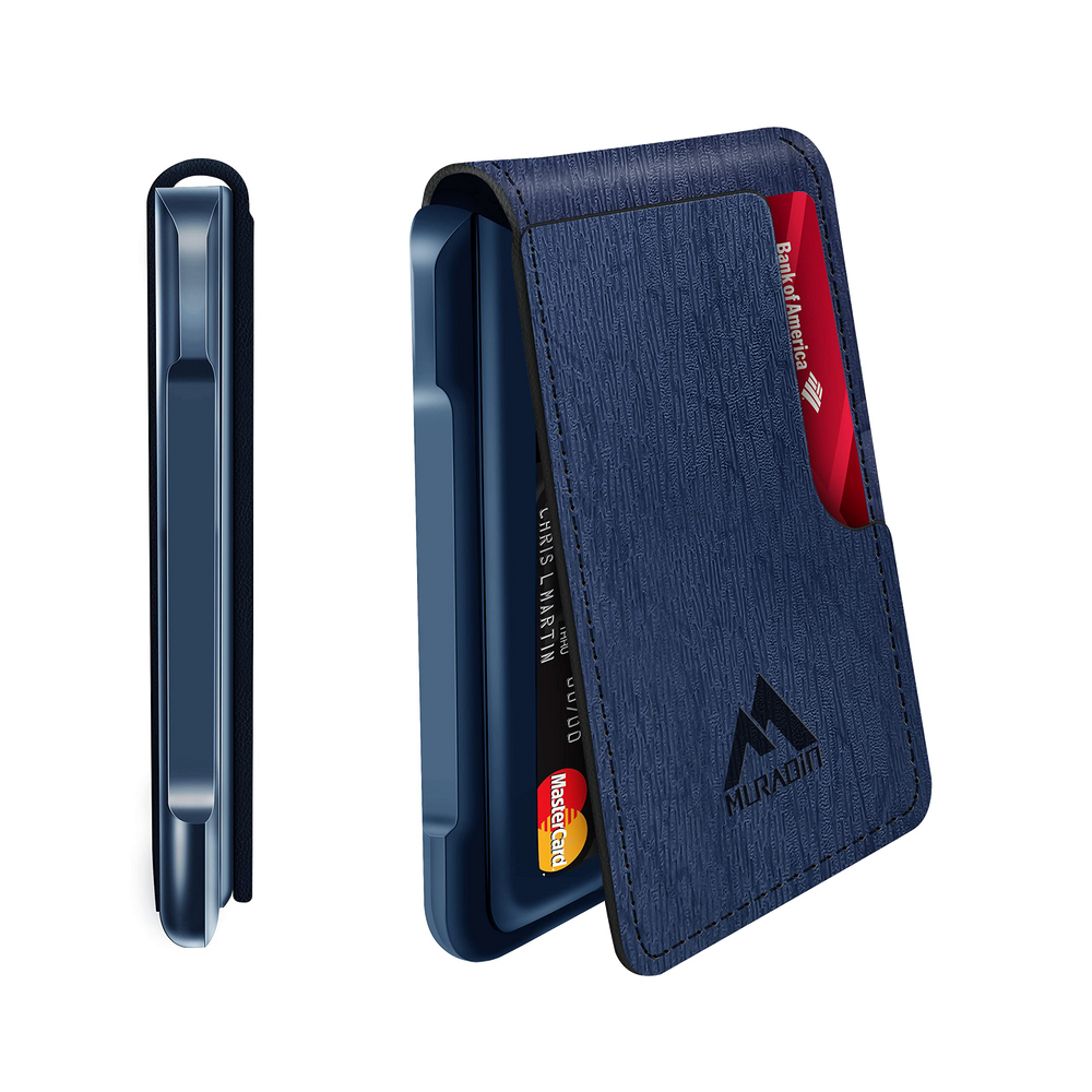 V03 - Tactical Minimalist Wallet - Blue Tree Pattern